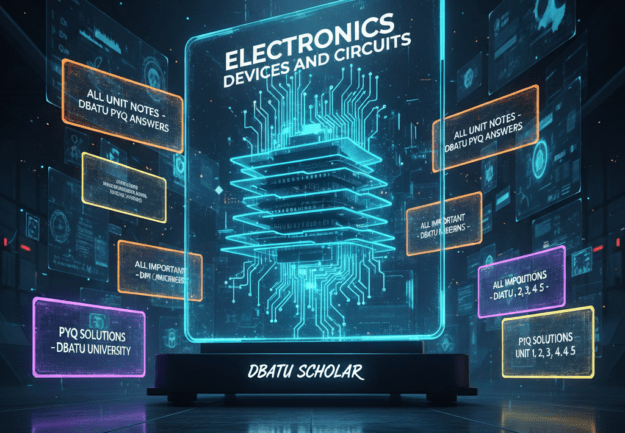 🔥Electronics devices and circuits🔥 all units notes pyq imp questions ...