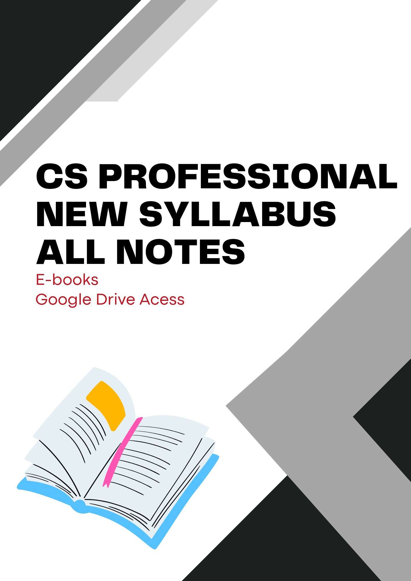 CS PROFESSIONAL (New Syllabus) All Notes Combo - (E-books) - StudiGoo